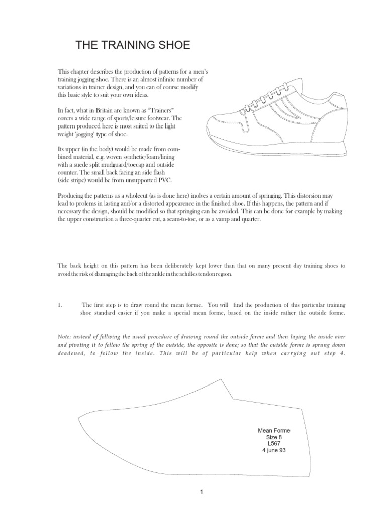 Patrones para Calzado Deportivo | PDF | Shoe | Clothing