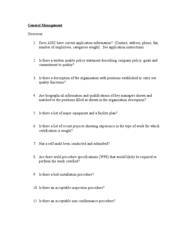 Audit Checklist Template | PDF | Specification (Technical Standard ...