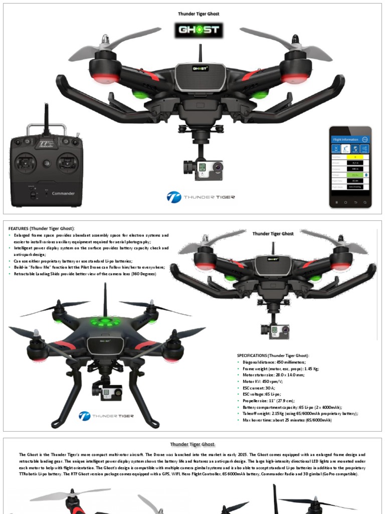 Thunder Tiger Ghost REVIEW | PDF | Wi Fi | Unmanned Aerial Vehicle