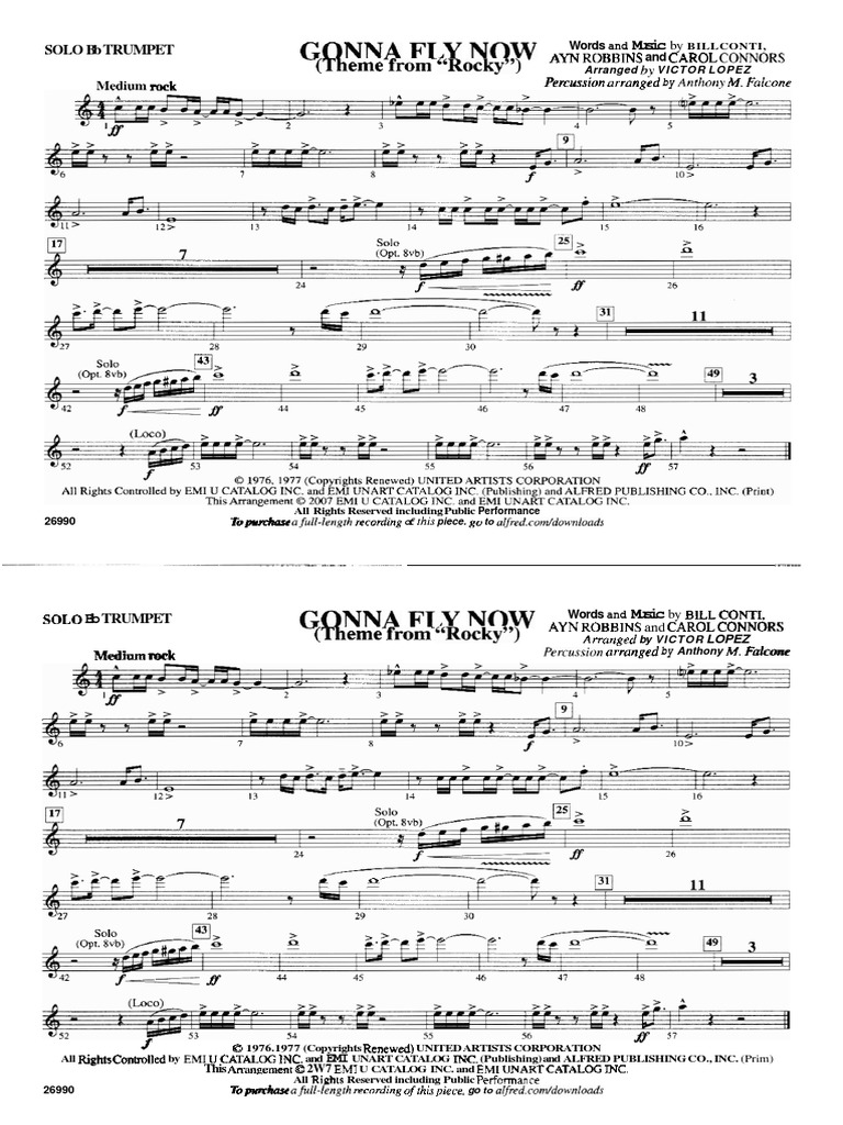 Gonna Fly Trumpet Solo