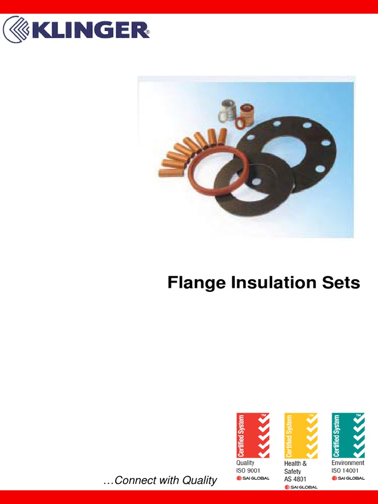 Flange Insulation Brochure Rev2 | PDF | Insulator (Electricity) | Corrosion