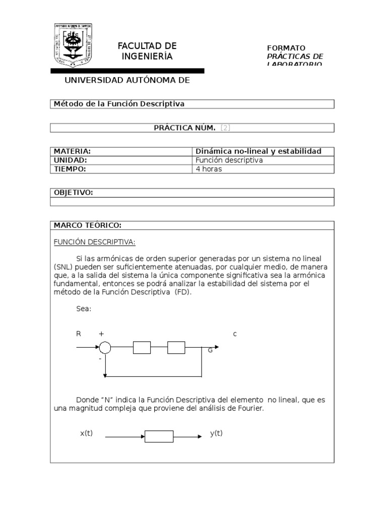 Prac Función Descriptiva | PDF | Oscilación | Función (Matemáticas)