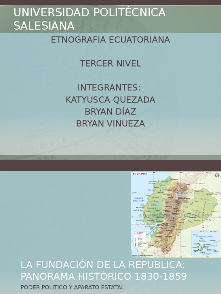 Etnografía y Poder en Ecuador (1830-1859) | PDF