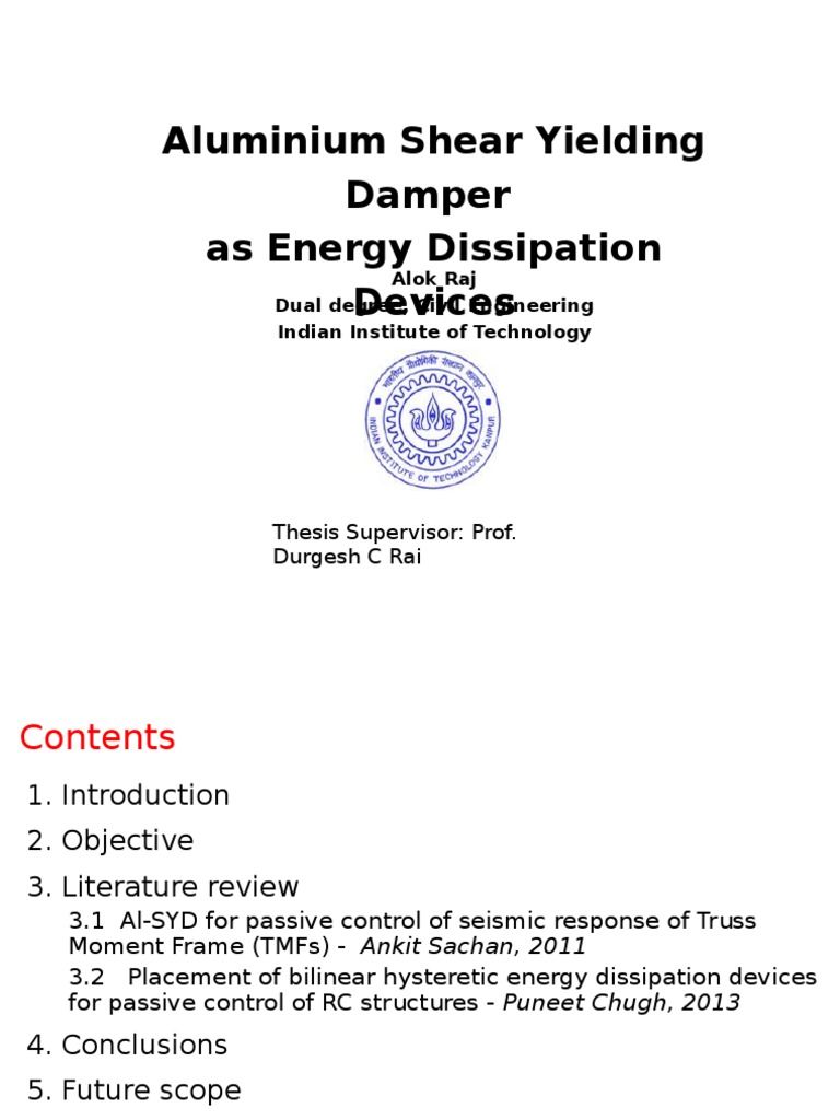 Aluminium Shear Yield Damper | PDF | Hysteresis | Truss