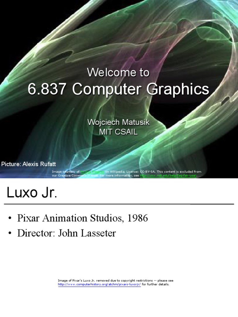 MIT6 837F12 Lec00 | PDF | Shader | Computer Graphics