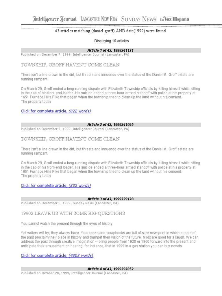 43 Articles Matching Daniel Groff and Dave Pflumm Feb 28, 2008 | PDF ...