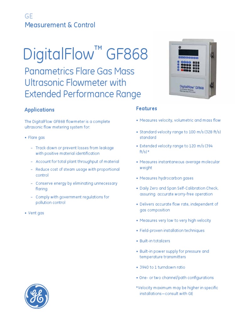 USM Flare Gas | PDF | Flow Measurement | Gases
