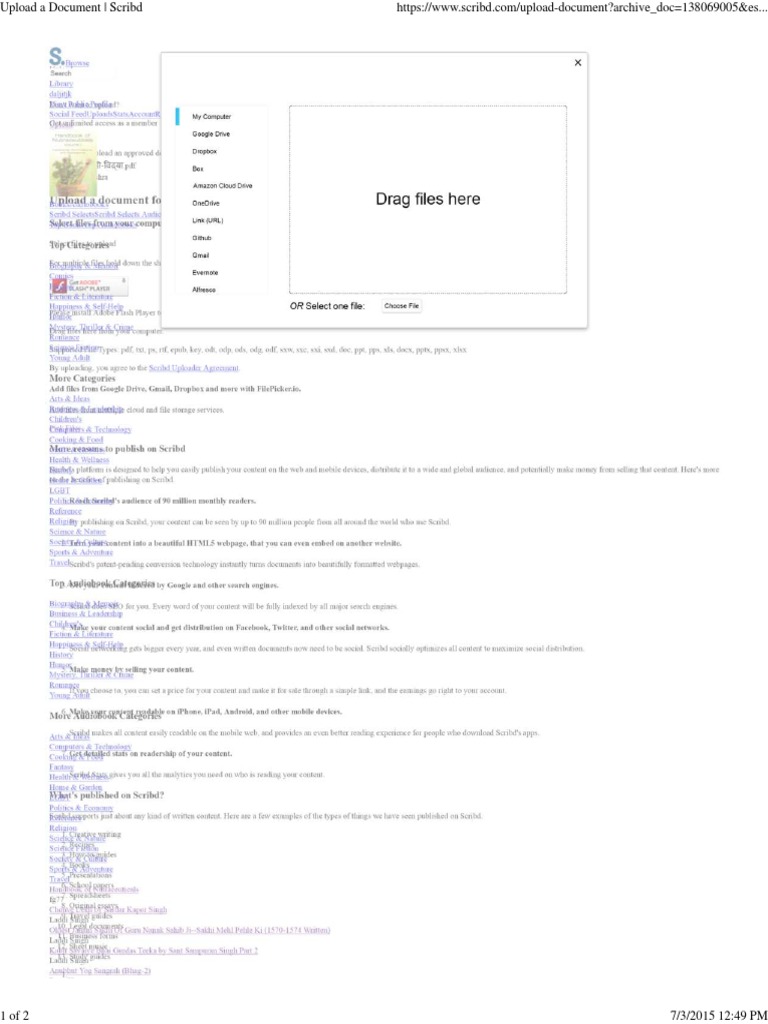 Upload A Document Scribd Pdf Scribd Computing 5935