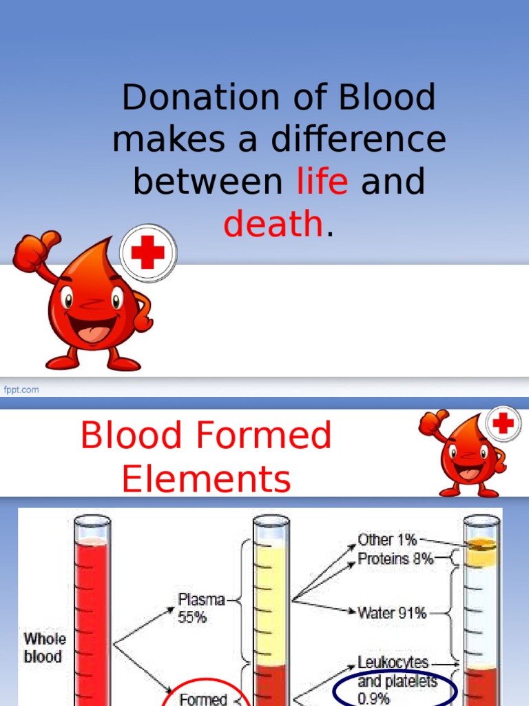 Blood Donation and Its Components | PDF | Wellness | Science & Mathematics