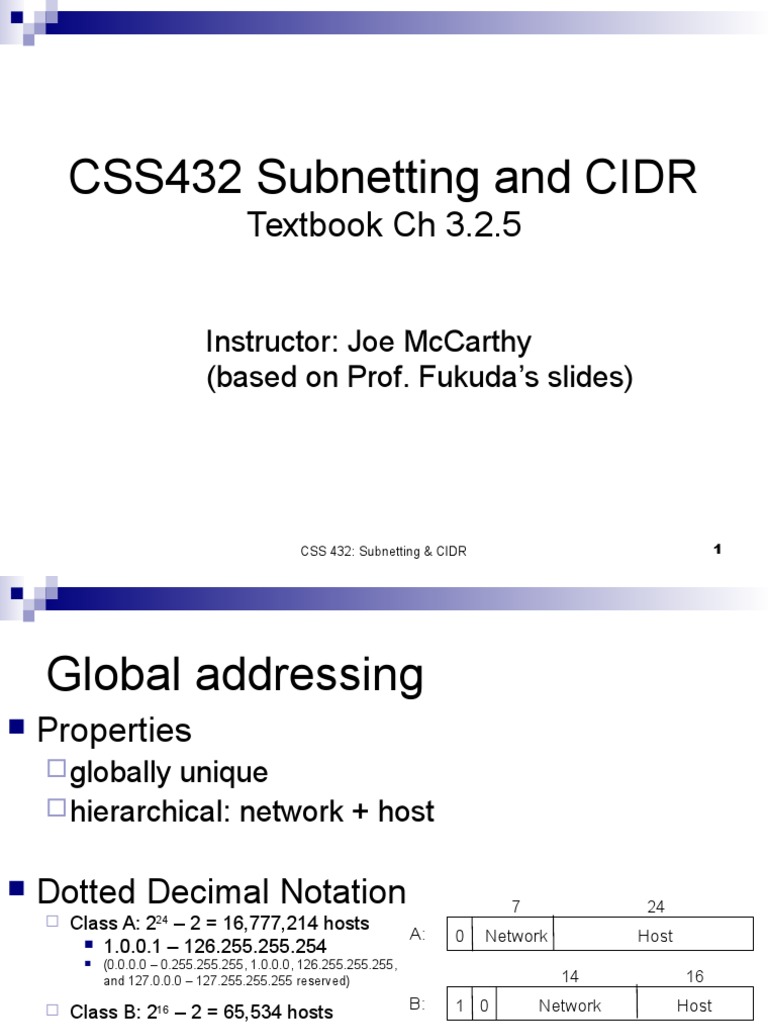 IP Cidr | PDF | Ip Address | Internet Protocols