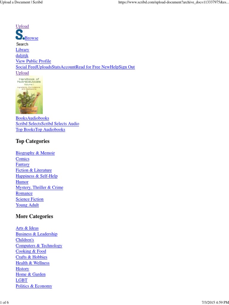 Upload A Document - Scribd | PDF | Scribd | Computer File