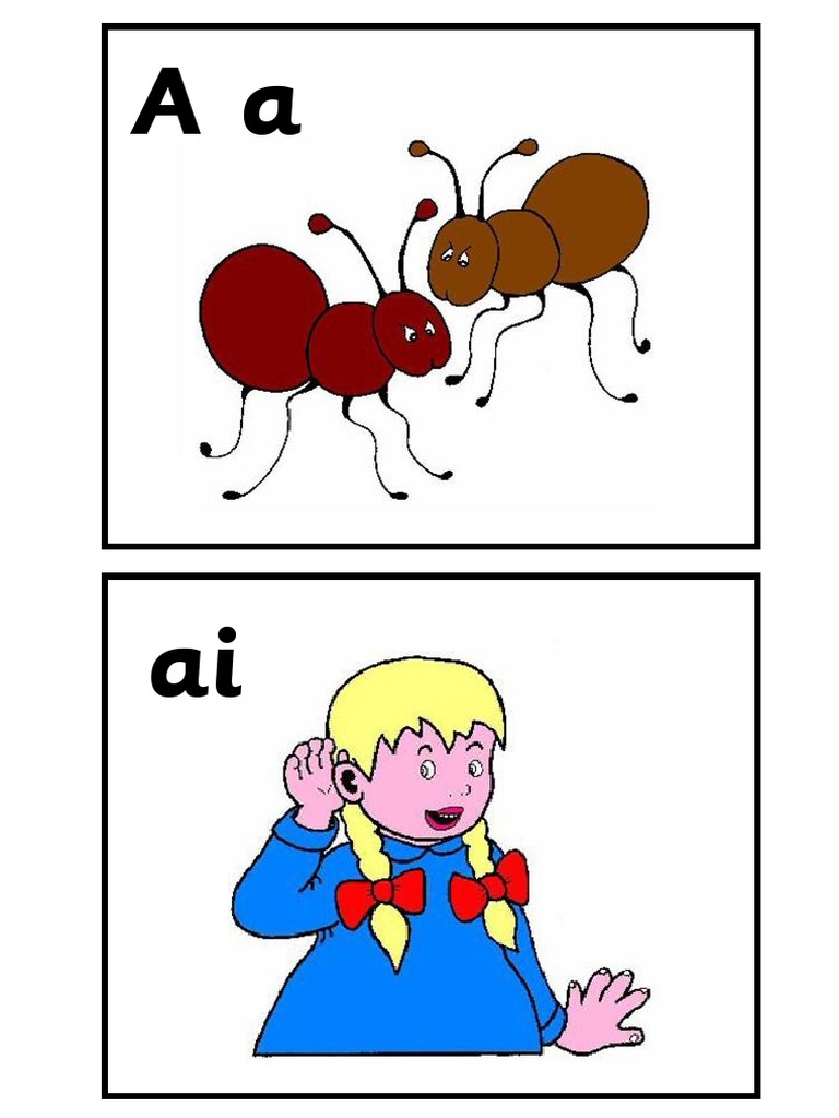 Jolly Phonic Flash Cards - Colour | Download Free PDF | Languages ...