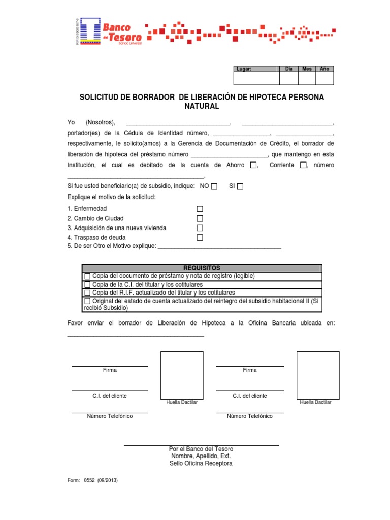 Solicitud Borrador de Liberación de Hipoteca PN,.pdf