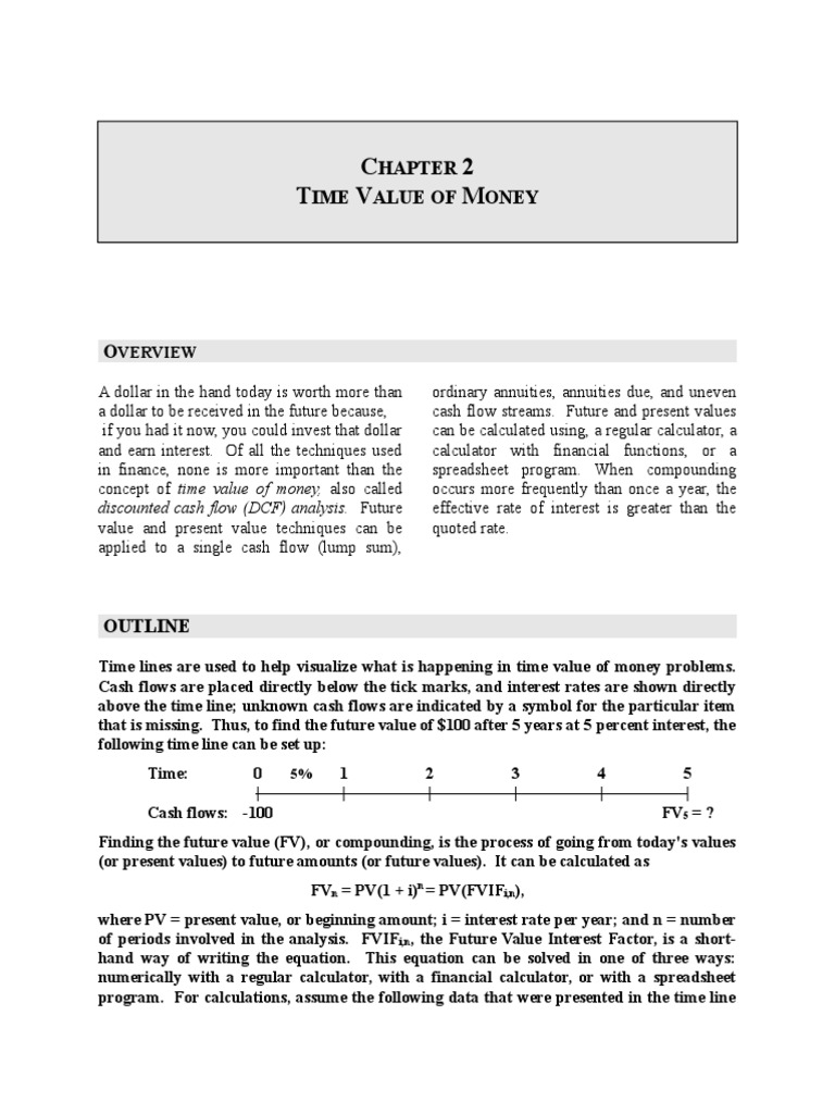 FM11 CH 02 Study Guide | PDF | Time Value Of Money | Present Value