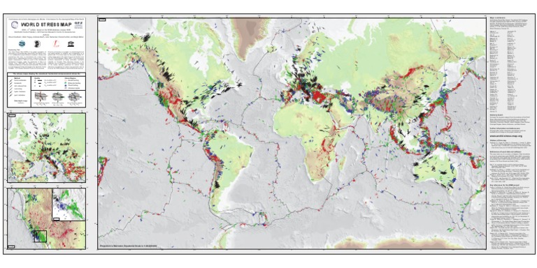 World Stress Map 2009 Overview | PDF | Fault (Geology) | Plate Tectonics