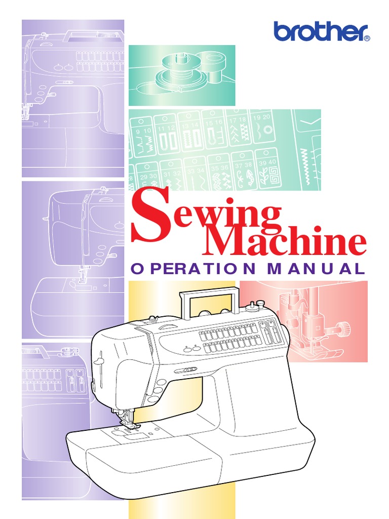 Brother Super Ace III Sewing Machine - User Manual (Model: PC-2800 ...
