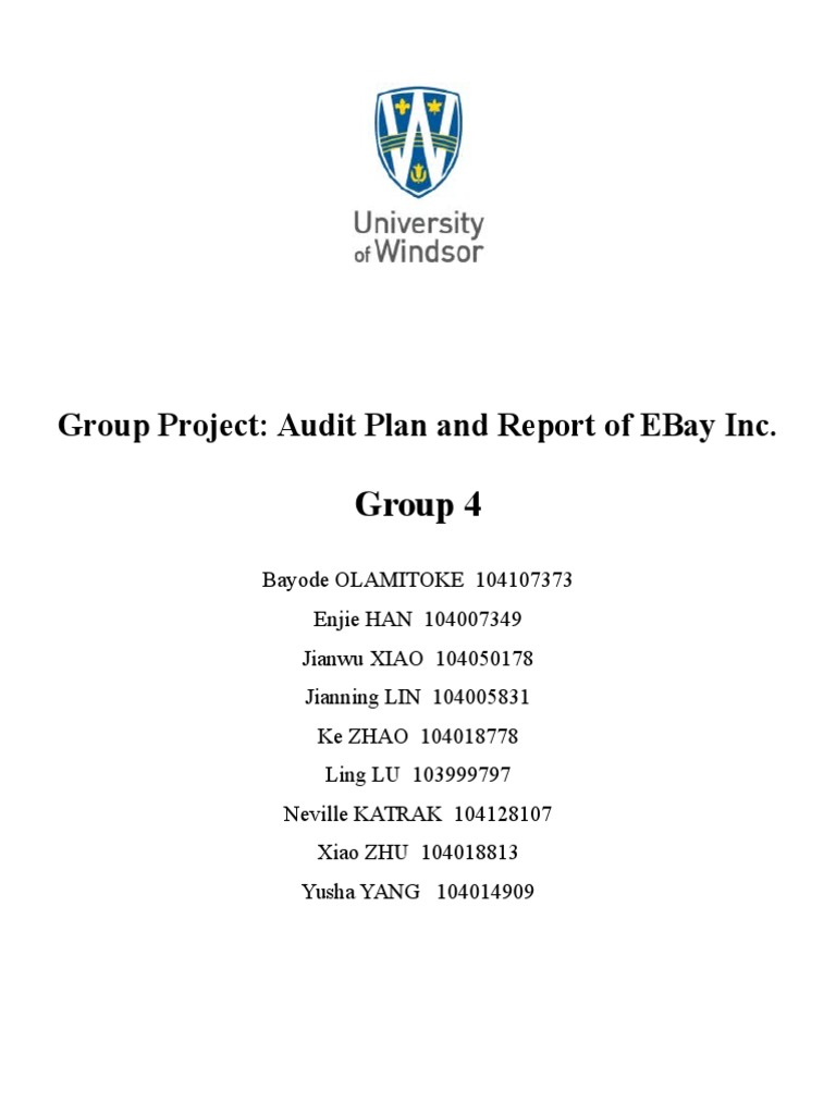 EBAY Audit Report | PDF | Audit | Financial Statement