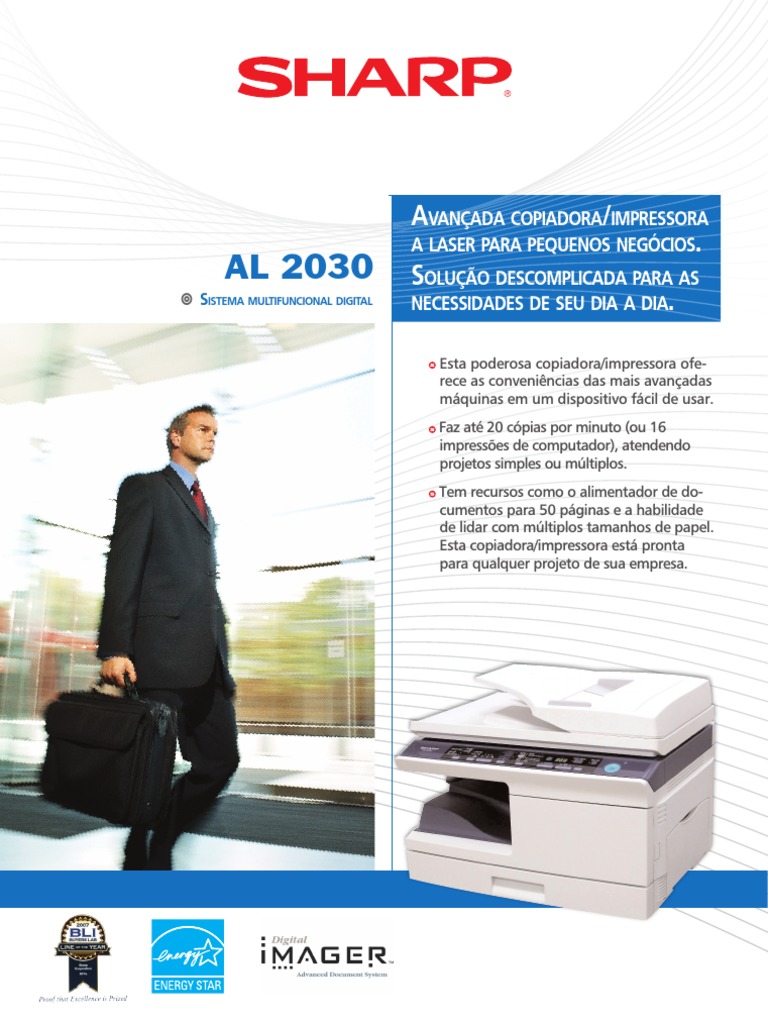 Catálogo Sharp AL 2030 | PDF | Impressora (informática) | Papel