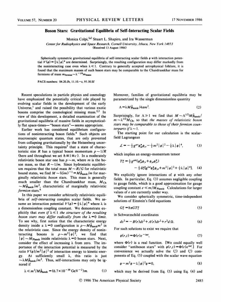 Physical Review Letters