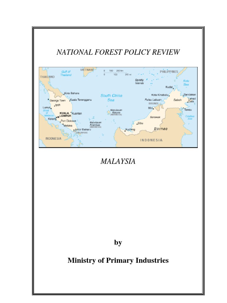 National Forest Policy Review-Malaysia | PDF | Forestry | Malaysia