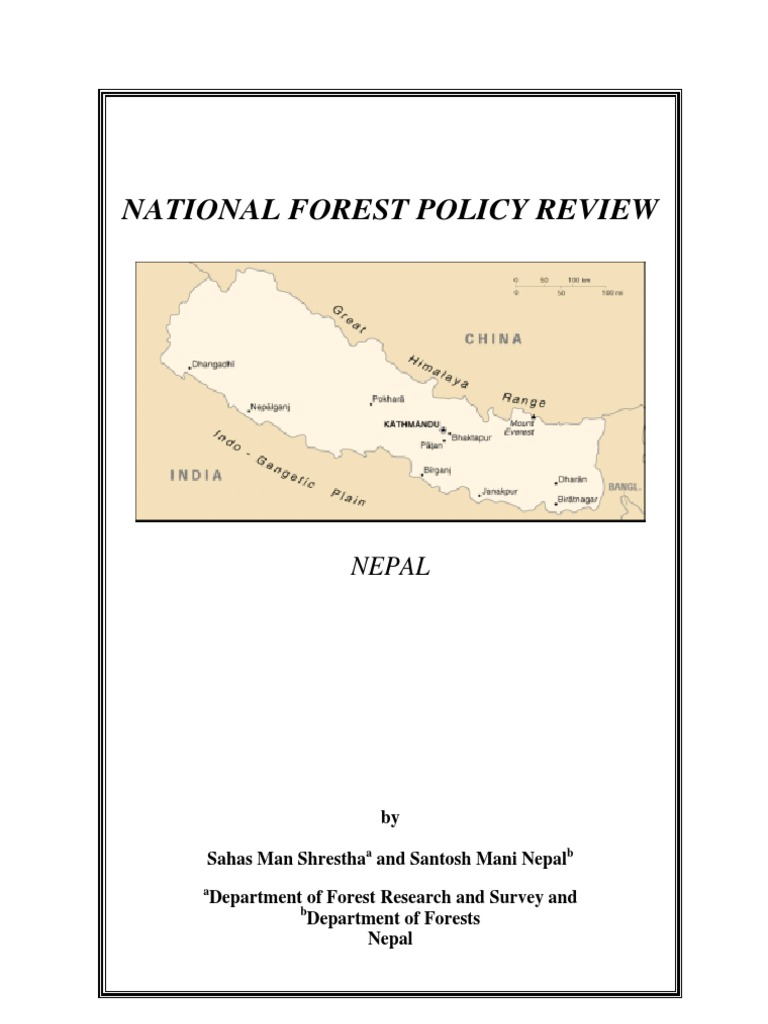 national forest policy review-nepal | Forestry | Biodiversity