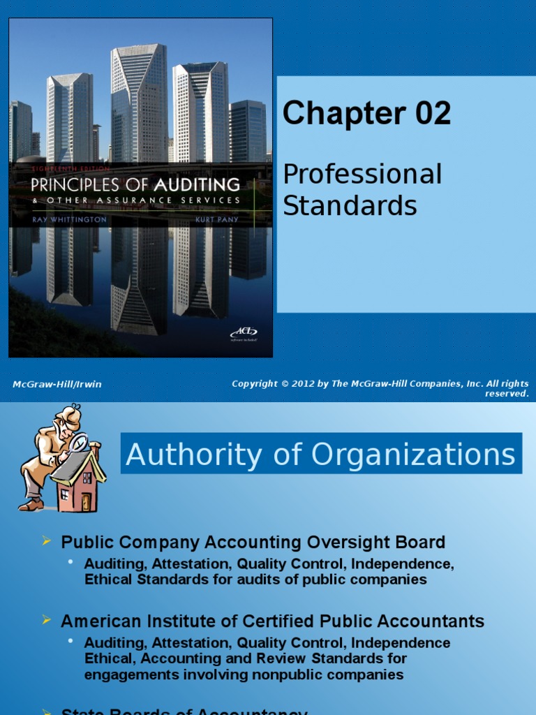 Professional Standards: Mcgraw-Hill/Irwin | PDF | Financial Audit ...