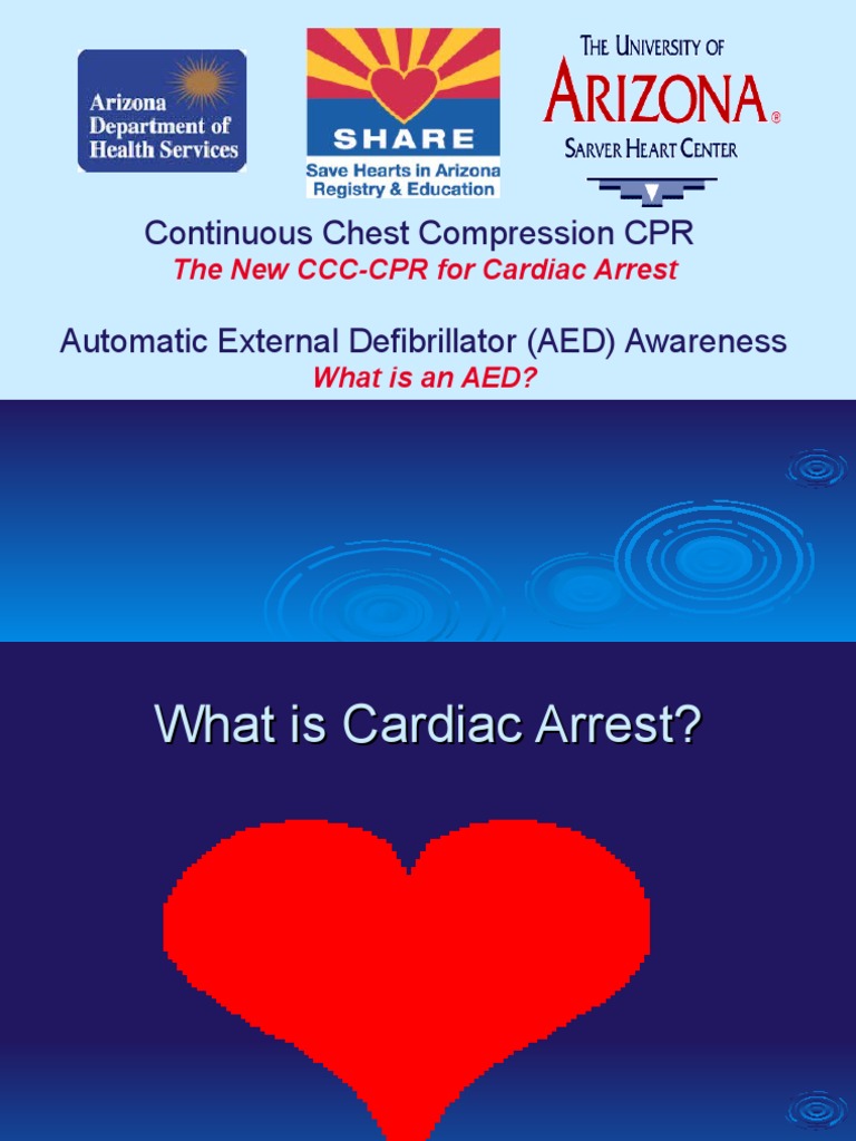 CCC CPR AED Community Training Generic | PDF | Cardiopulmonary ...