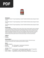 Manfaat dan Dosis Obat Kalnex | PDF | Kesehatan Holistik