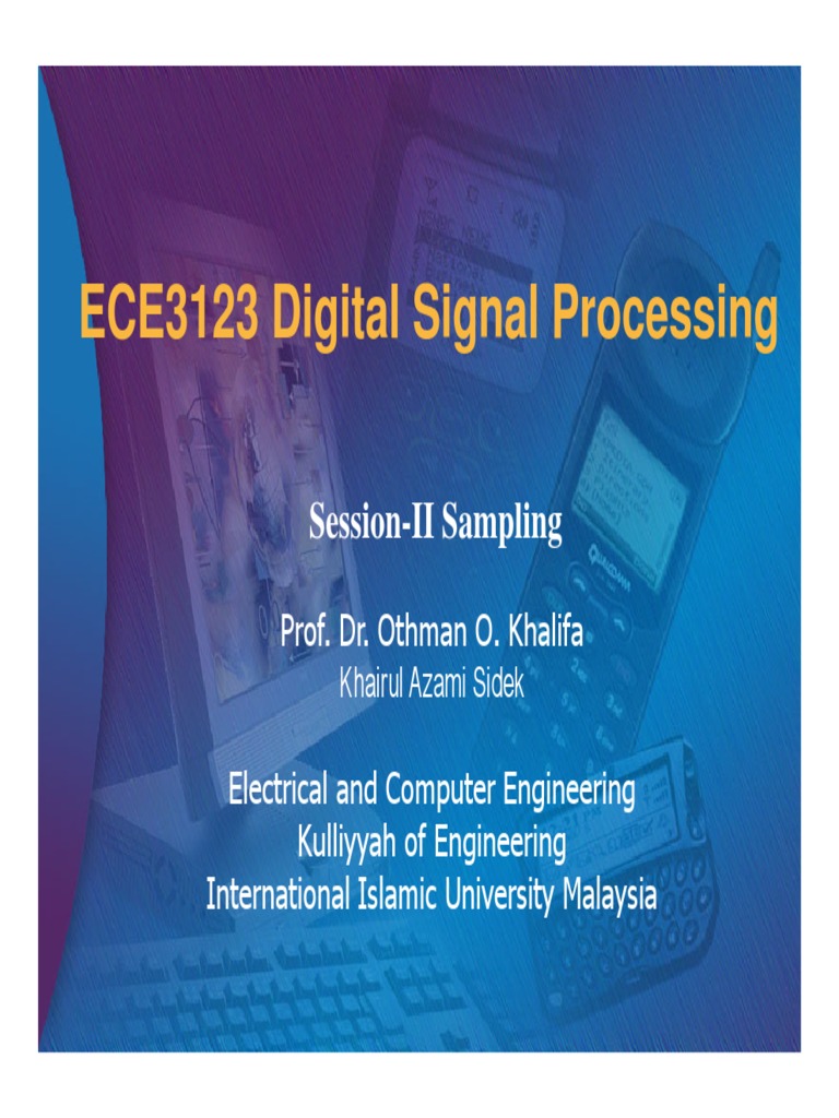 Digital Signal Processing Sampling | PDF | Sampling (Signal Processing ...