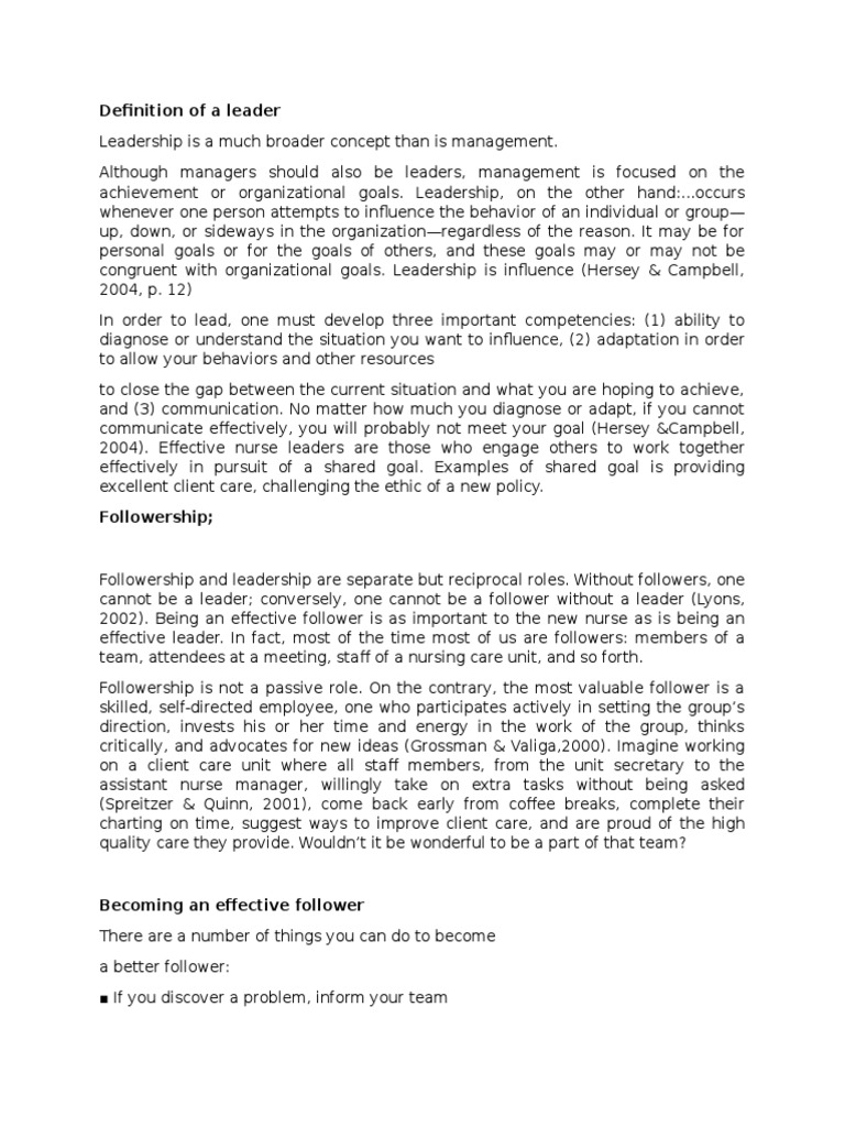 Leadership Notes | PDF | Leadership | Motivation