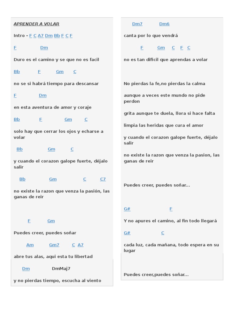 Aprender A Volar | PDF