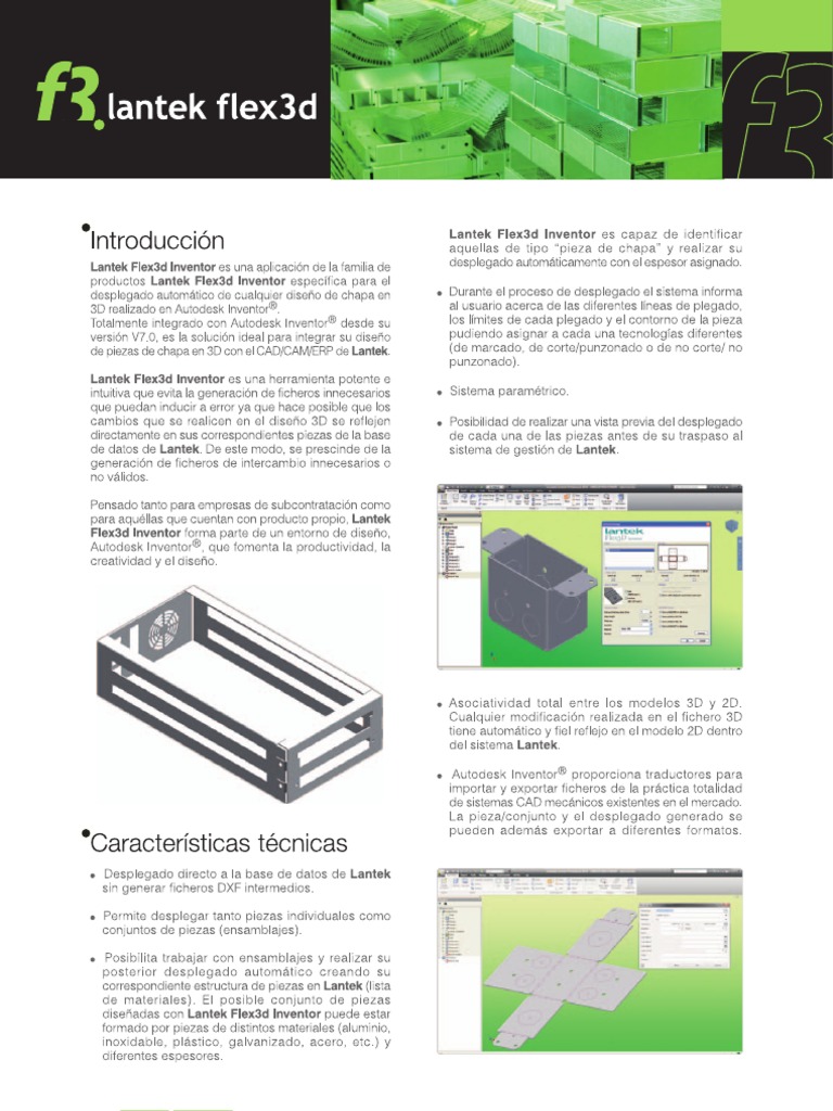 Lantek Flex3d Inventor 1p (ES)