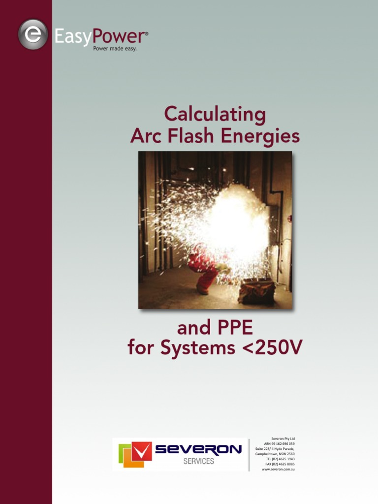 03 - Calculating Arc Flash Energy For Systems Upto 250V | PDF ...