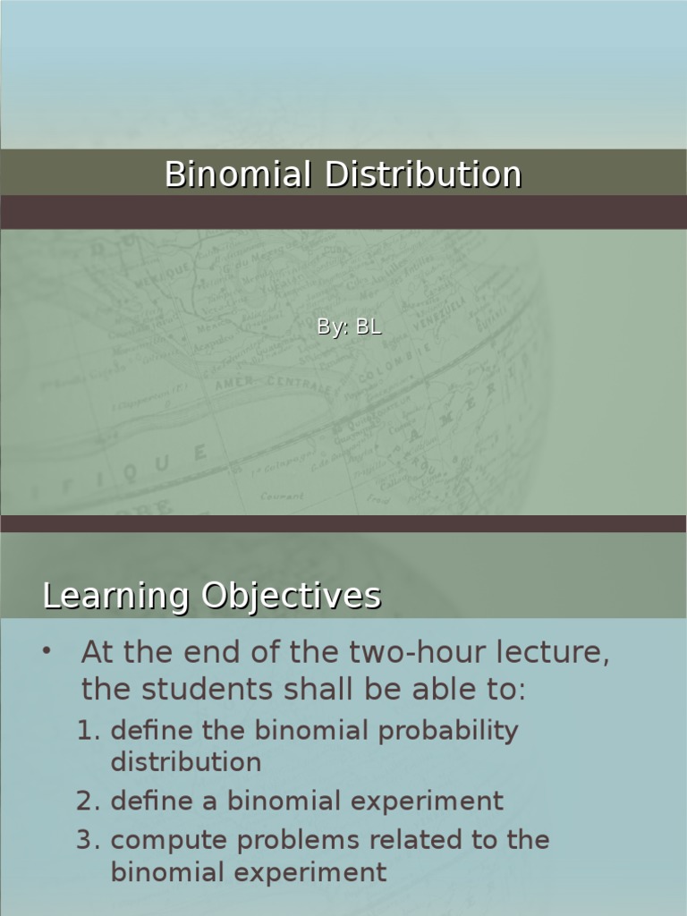 Binomial Distribution | PDF | Probability Distribution | Experiment
