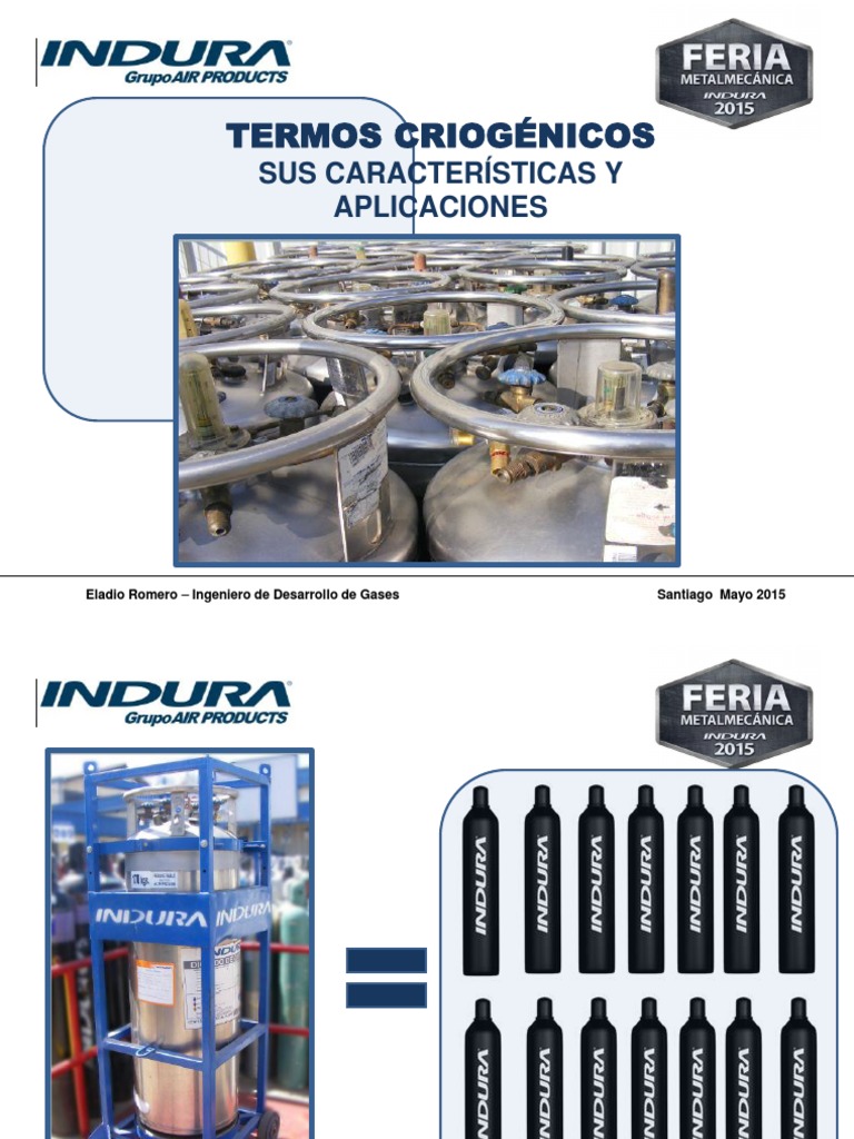 Características y Aplicaciones de Termos Criogénicos | PDF | Gases ...
