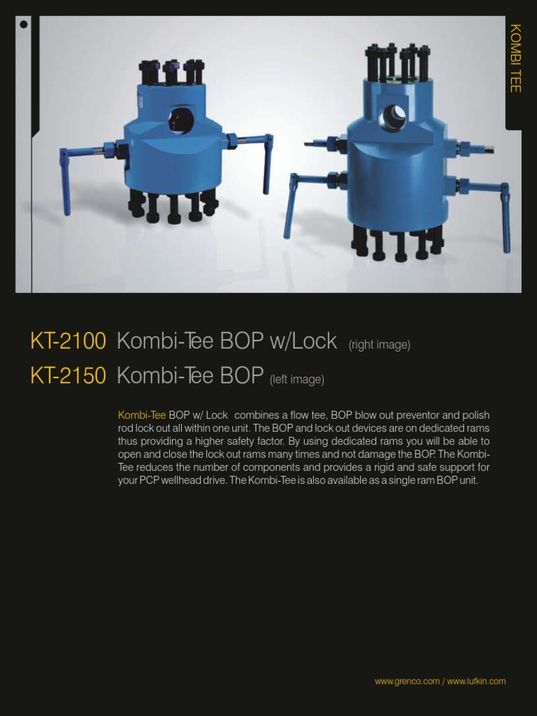 Kombi-Tee BOP W/ Lock | PDF