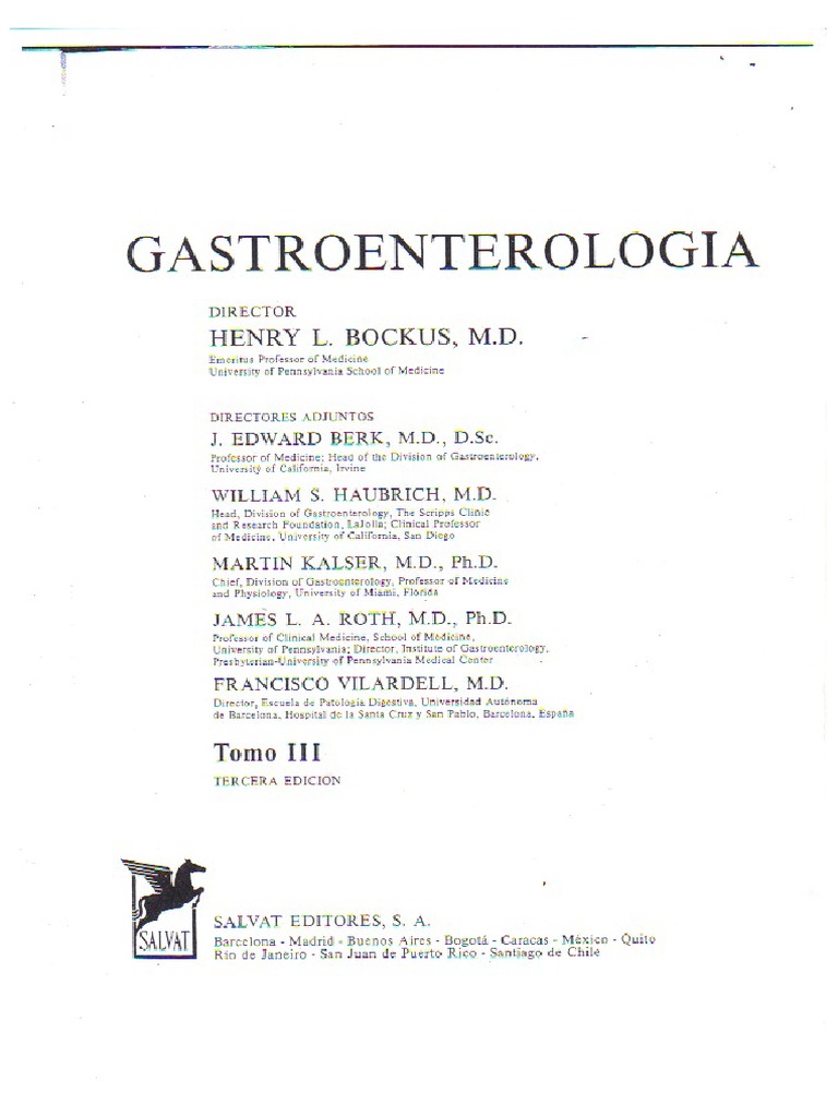 Bockus Gastroenterologia PDF | PDF