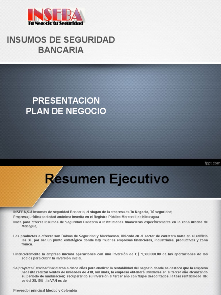 Presentacion PWP Inseba | PDF | Mercado (economía) | Bancos