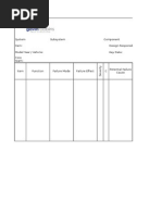 Fault Tree Analysis Template Excel | PDF