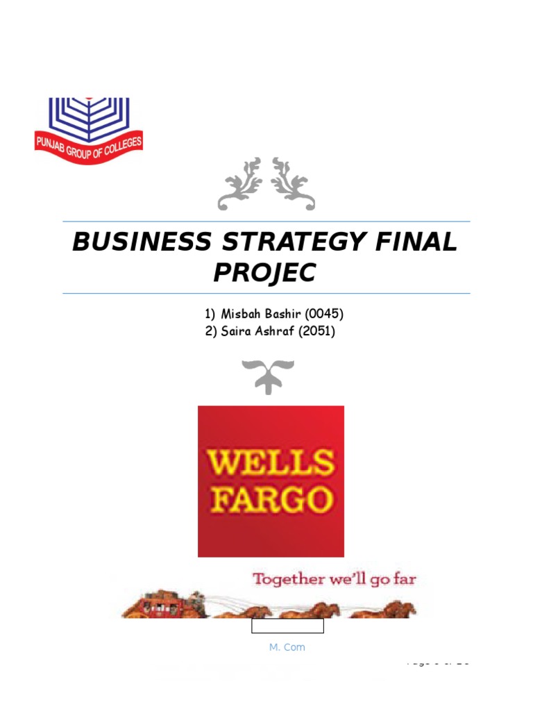 Wells Fargo-Business Strategy Final Project | Download Free PDF | Wells ...