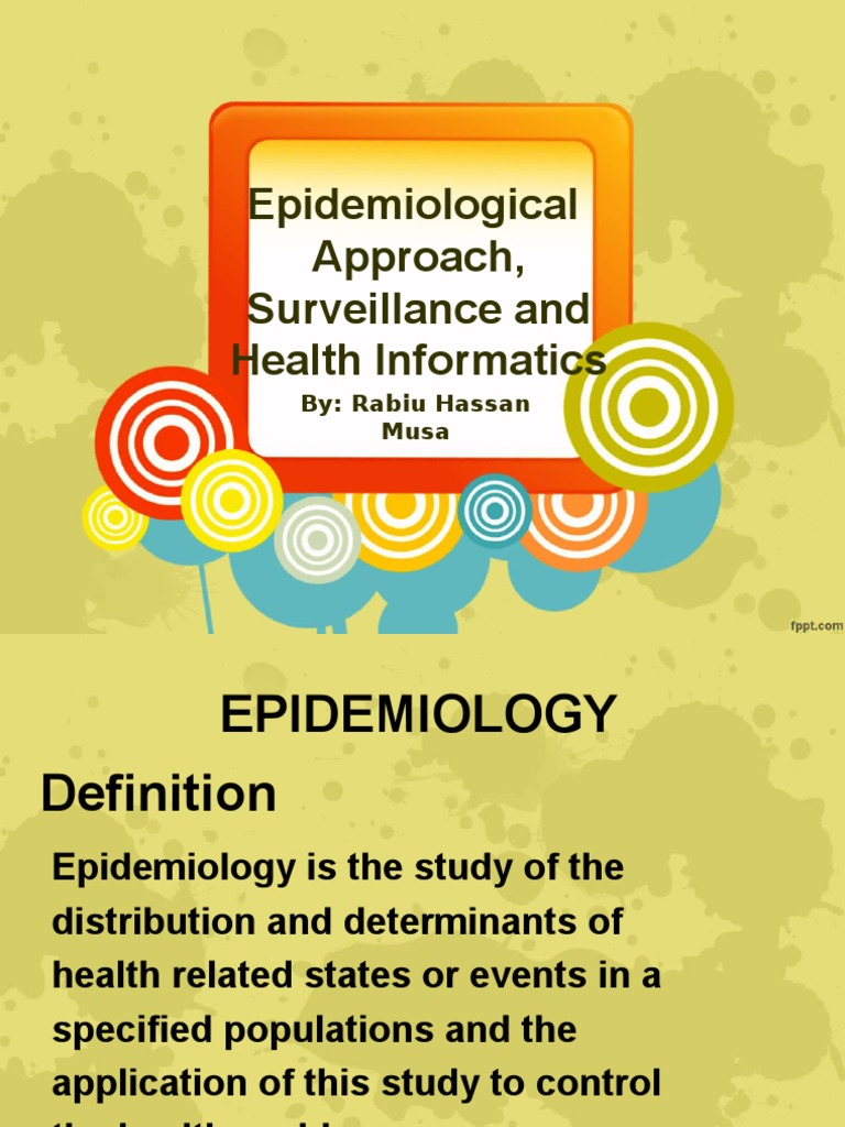 Epidemiological Approach | PDF | Epidemiology | Preventive Healthcare