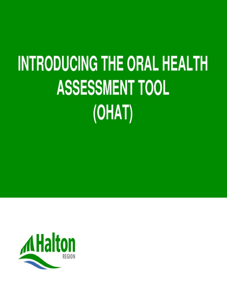 Oral Health Assesment Tool (OHAT) | Download Free PDF | Oral Hygiene ...