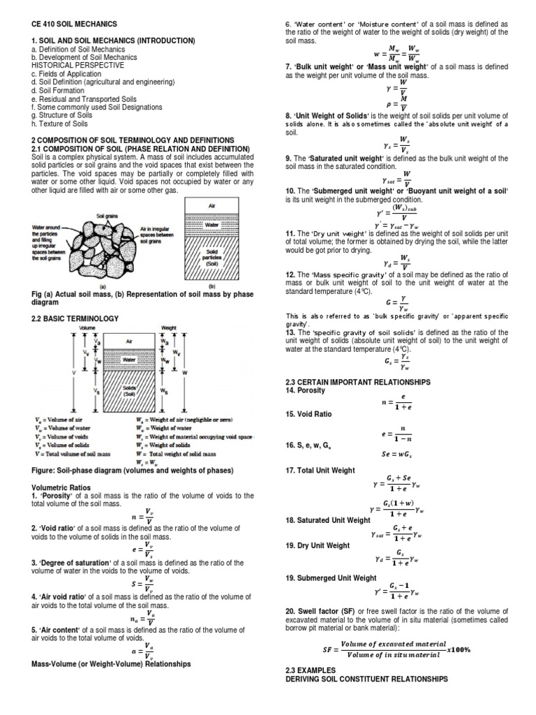 Lec1 Soil Mechanics Lec 2015-2016 | PDF | Soil Mechanics | Soil