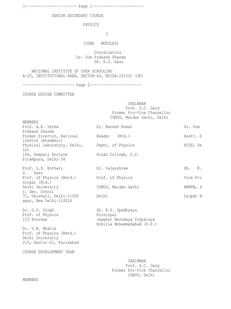 Was Bansal Classes Study Core Material MODULE 3 IIT JEE 2012 PDF | PDF