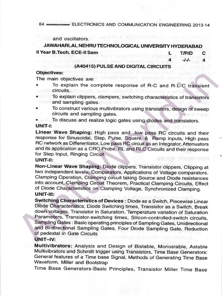 Pulse and Digital Circuits | PDF | Logic Gate | Electronic Circuits