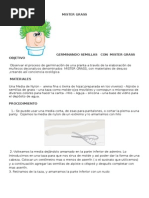 Instrucciones para hacer un Señor Cabeza de Pasto | PDF