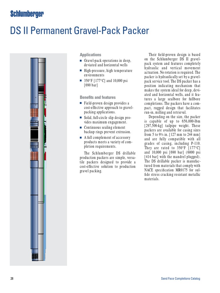 p28 - 29 Ds II Permanent Gravel Pack Packer | PDF