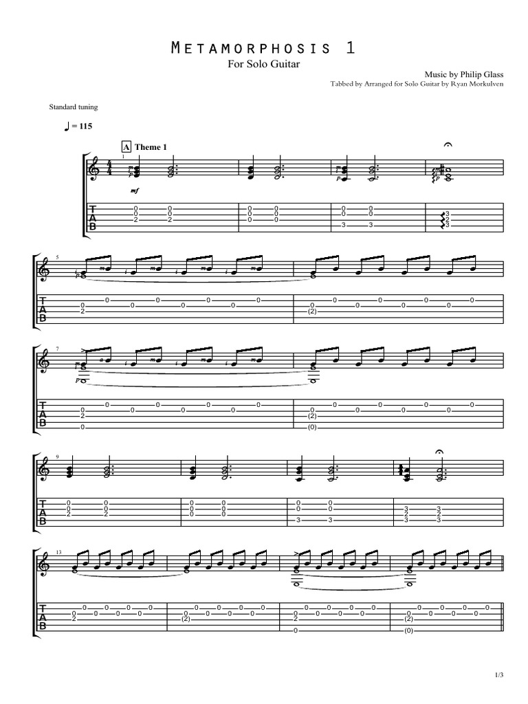 Metamorphosis Guitar