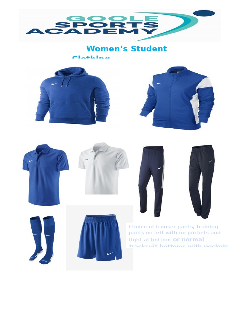 Women's Student Clothing: or Normal Tracksuit Bottoms With Pockets | PDF