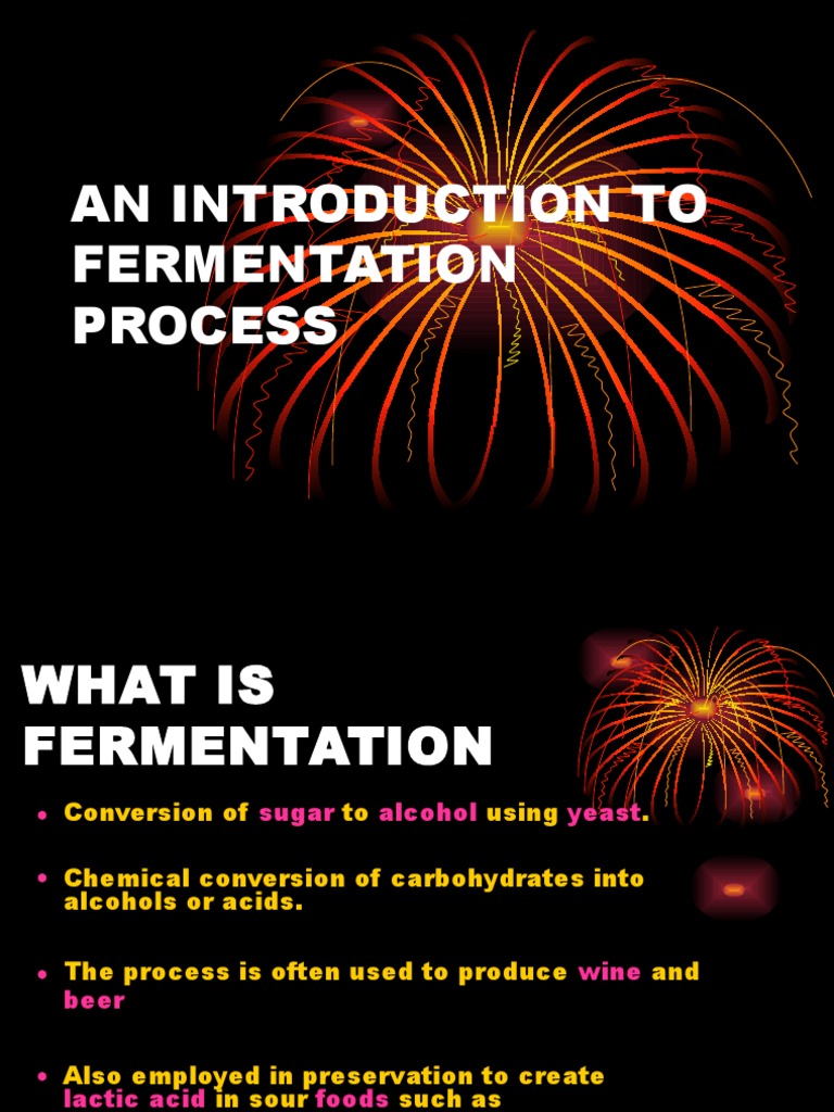 An Introduction To Fermentation Process | Download Free PDF ...
